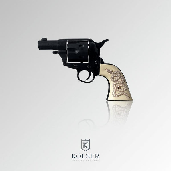COLT 45 - SHORT BARRELLED COLT - BLACK SNAKE GRIPS