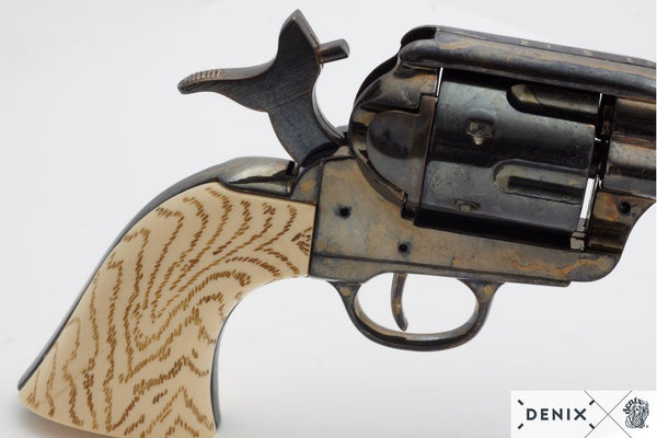 Colt 45 - Peacemaker Replica Brass/Gold Finish with imitation ivory gr